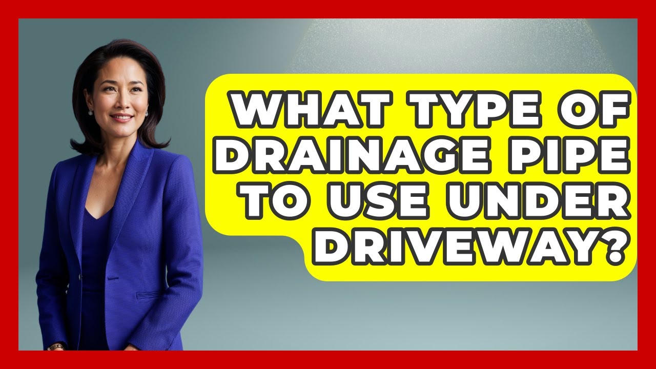 What Type Of Drainage Pipe To Use Under Driveway? - Civil Engineering ...