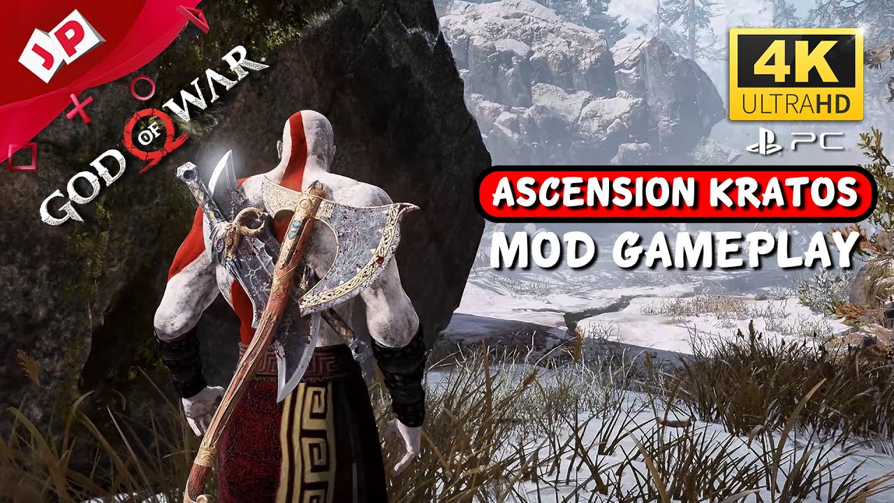 Ascension Kratos vs Baldur Gameplay God of War PC Mods [4K 60fps] - YouTube