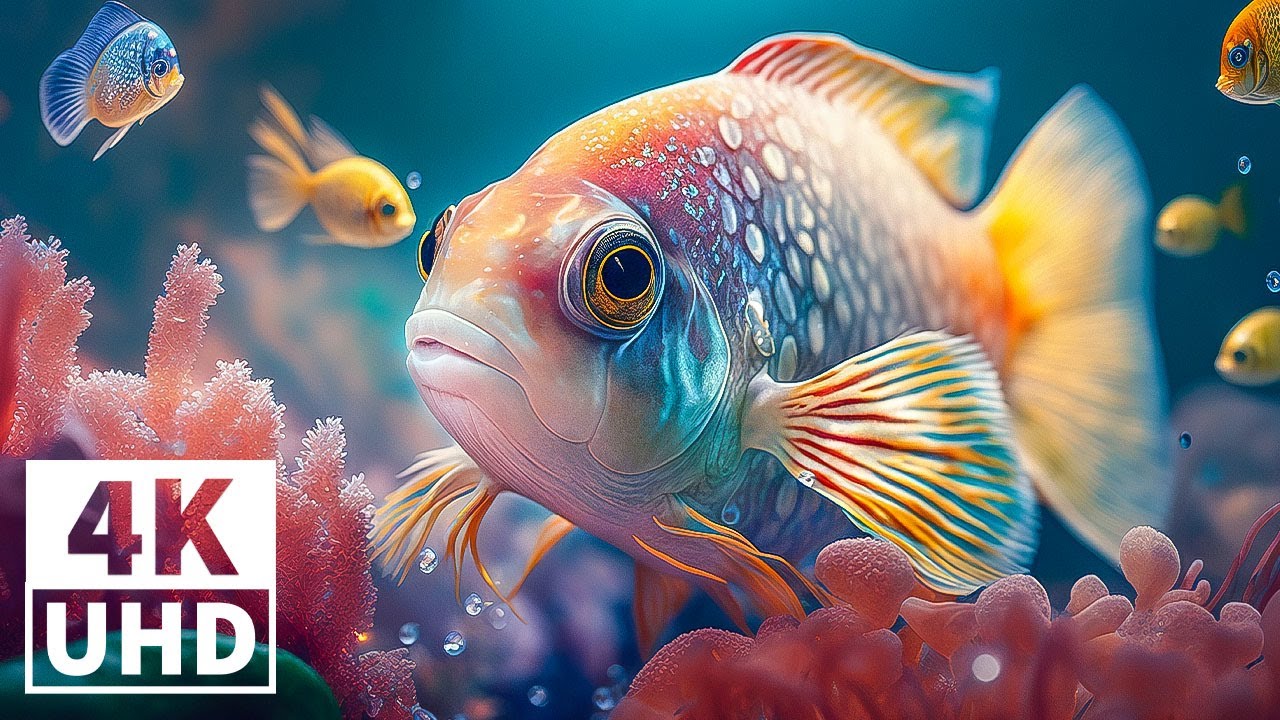 The Ocean 4K - Sea Animals for Relaxation, Beautiful Coral Reef Fish in ...