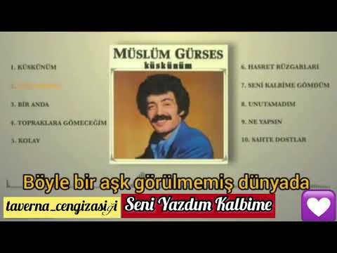 Seni Yazdım Kalbime ⭐️ Müslüm Gürses ⭐️ Zara ⭐️Baha