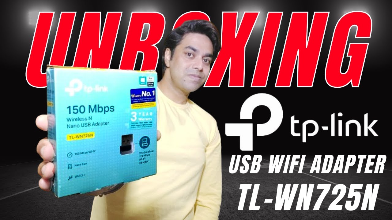 TP Link USB WiFi Adapter TL WN725N Unboxing | tp link wireless usb ...
