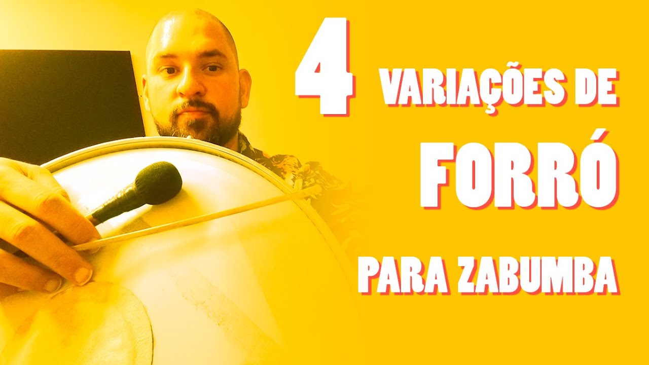 4 variações de FORRÓ na zabumba | Rafael Beibi - YouTube