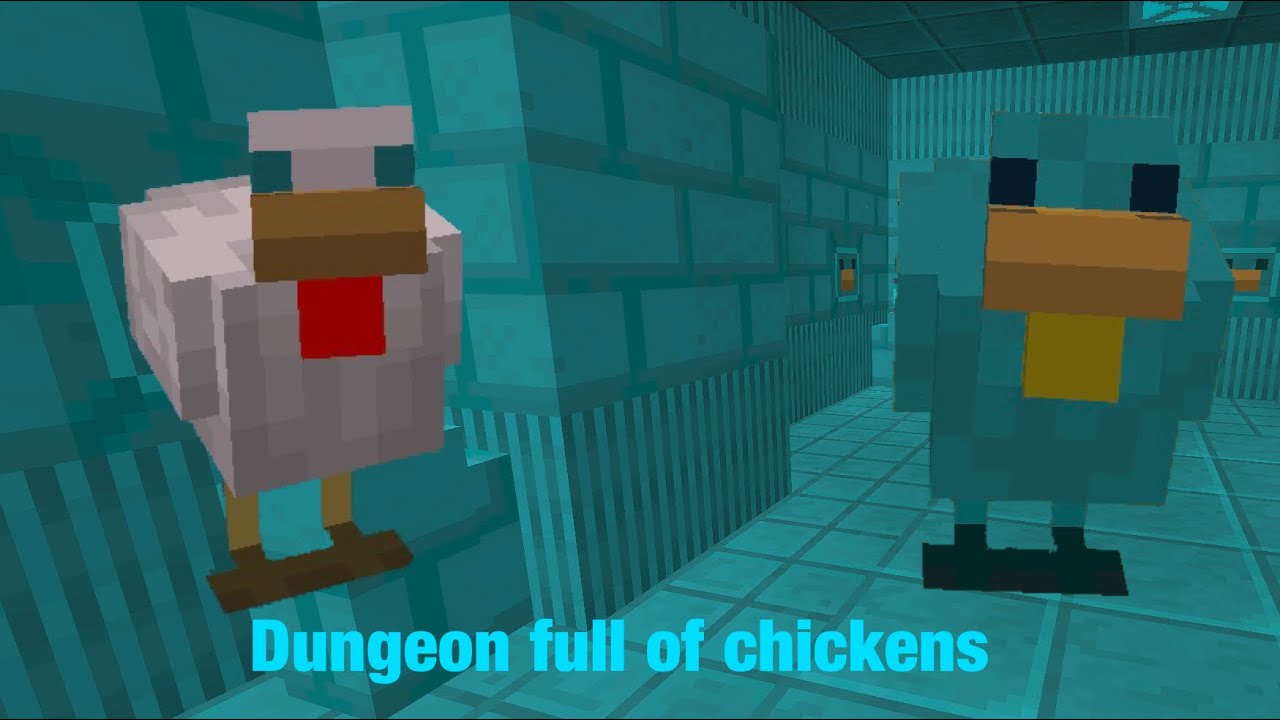 Chicken Dungeons map for Minecraft - YouTube