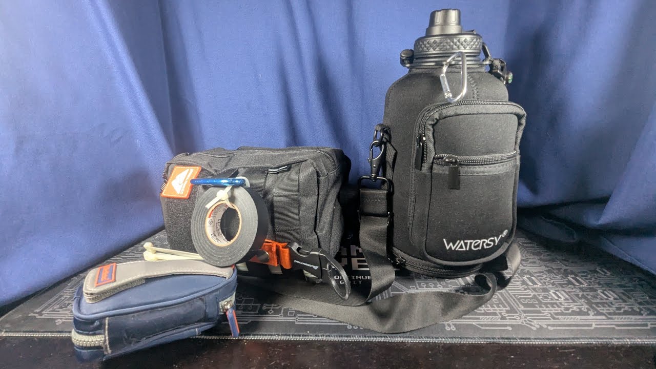 EDC Watersy water bottle Ozark trail survival kit updates - YouTube