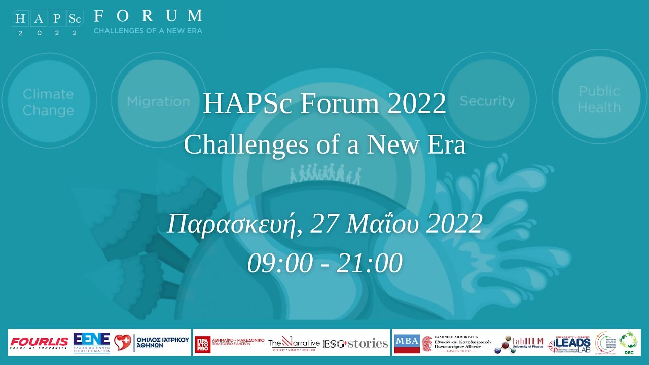 HAPSc Forum 2022 | Challenges of a New Era - YouTube