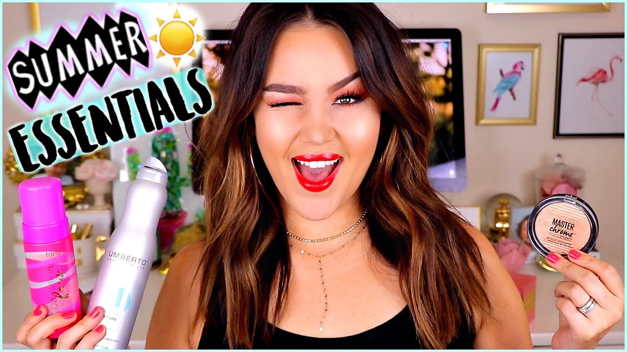 SUMMER BEAUTY ESSENTIALS | Makeup, Skincare + More - YouTube
