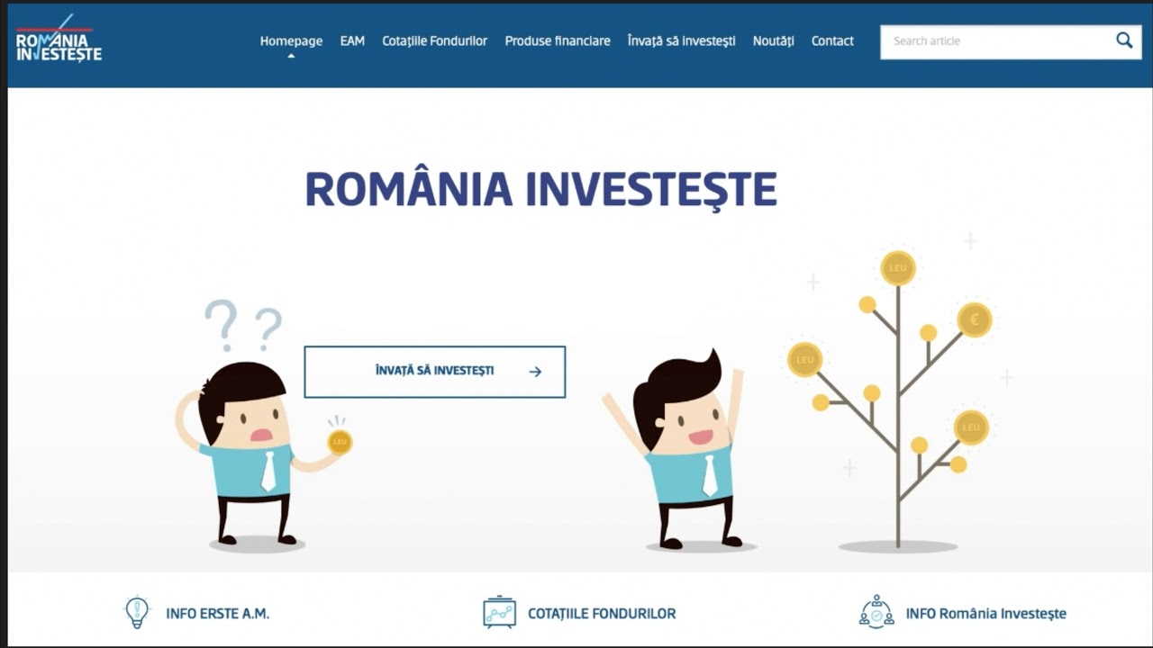 Romania Investeste, un proiect de educatie financiara sustinut de Erste ...