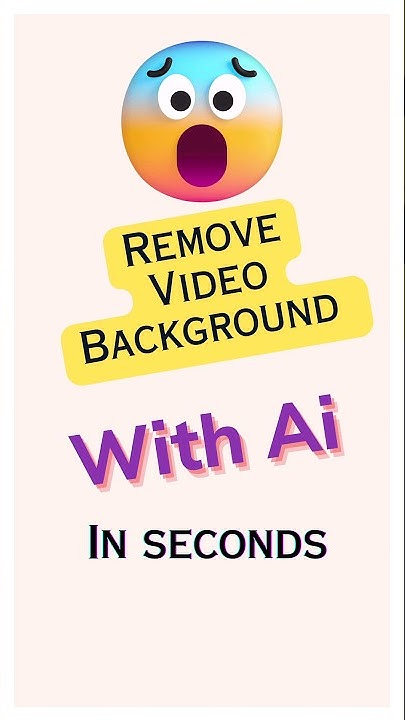 Remove Video Background with ai #aiwebsite #runwayml #videobackground - YouTube