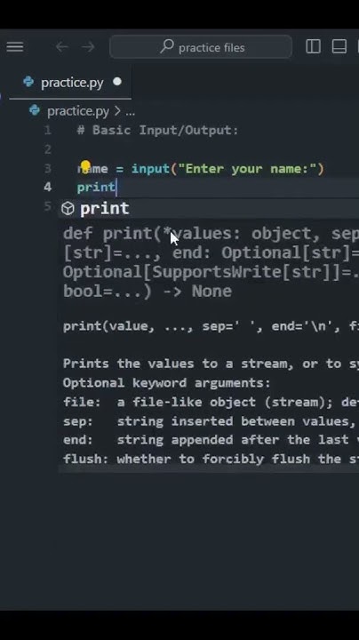 Basic input / Output | #python #coding#pythoncode #learnpython#pythonforbeginners # ...