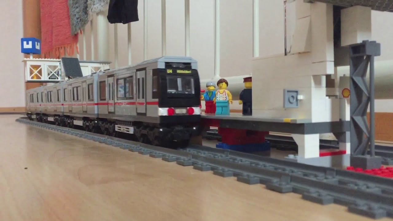 Wiener U-Bahnstation aus LEGO [mit V-Wagen 2 von derKlassiker] - YouTube