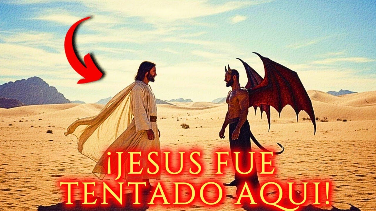 ¡INCREÍBLE! Este es el LUGAR REAL donde Jesús fue tentado por el Diablo ...
