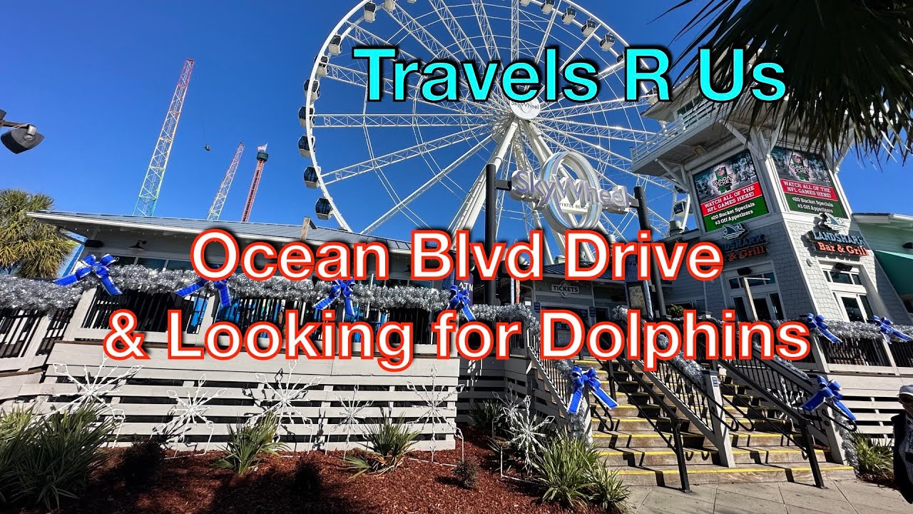 Ocean Blvd Drive in December and Looking for dolphins - YouTube