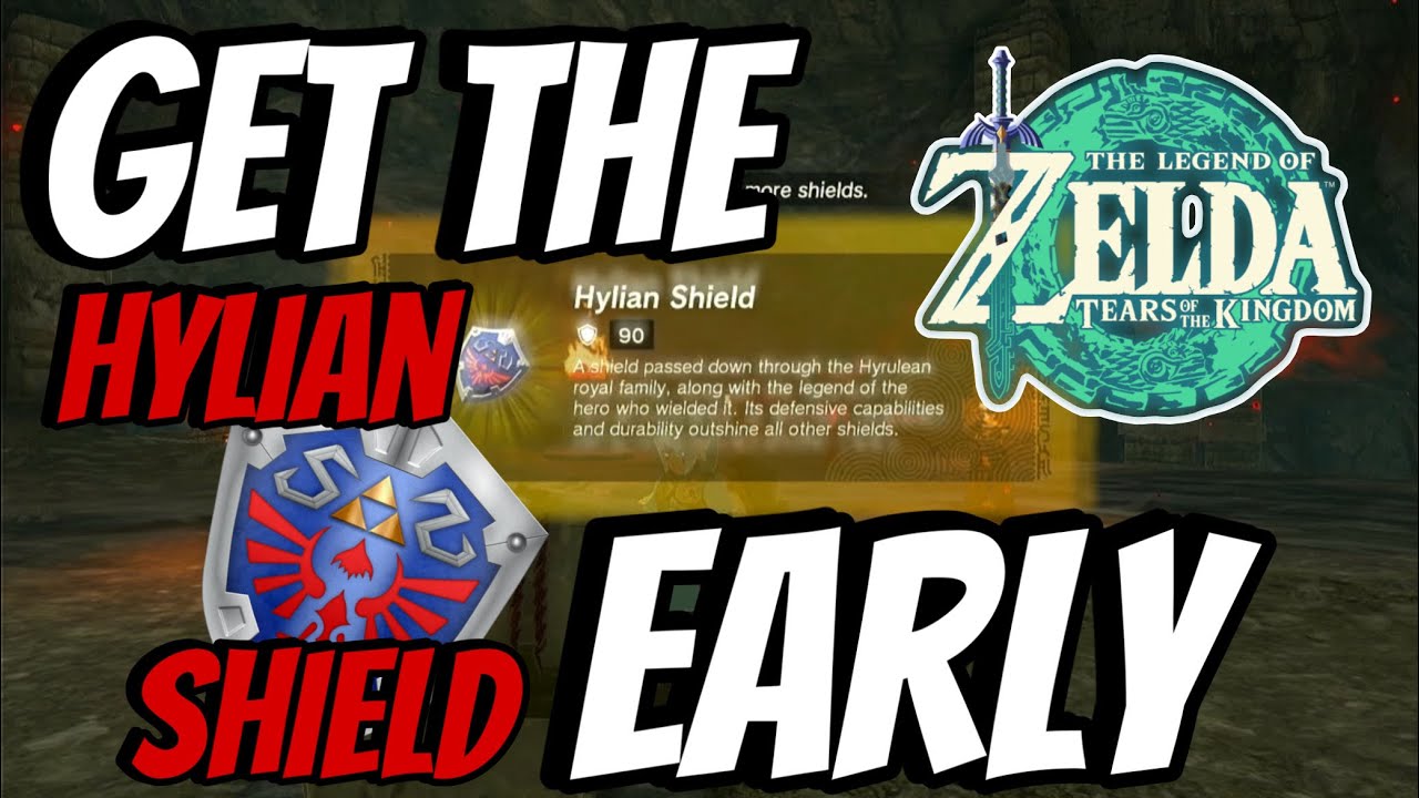 How to Get the Hylian Shield EARLY in Tears of the Kingdom - YouTube