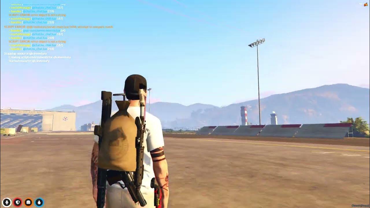 QBCore Weapons & Items on back scripts - FiveM - YouTube