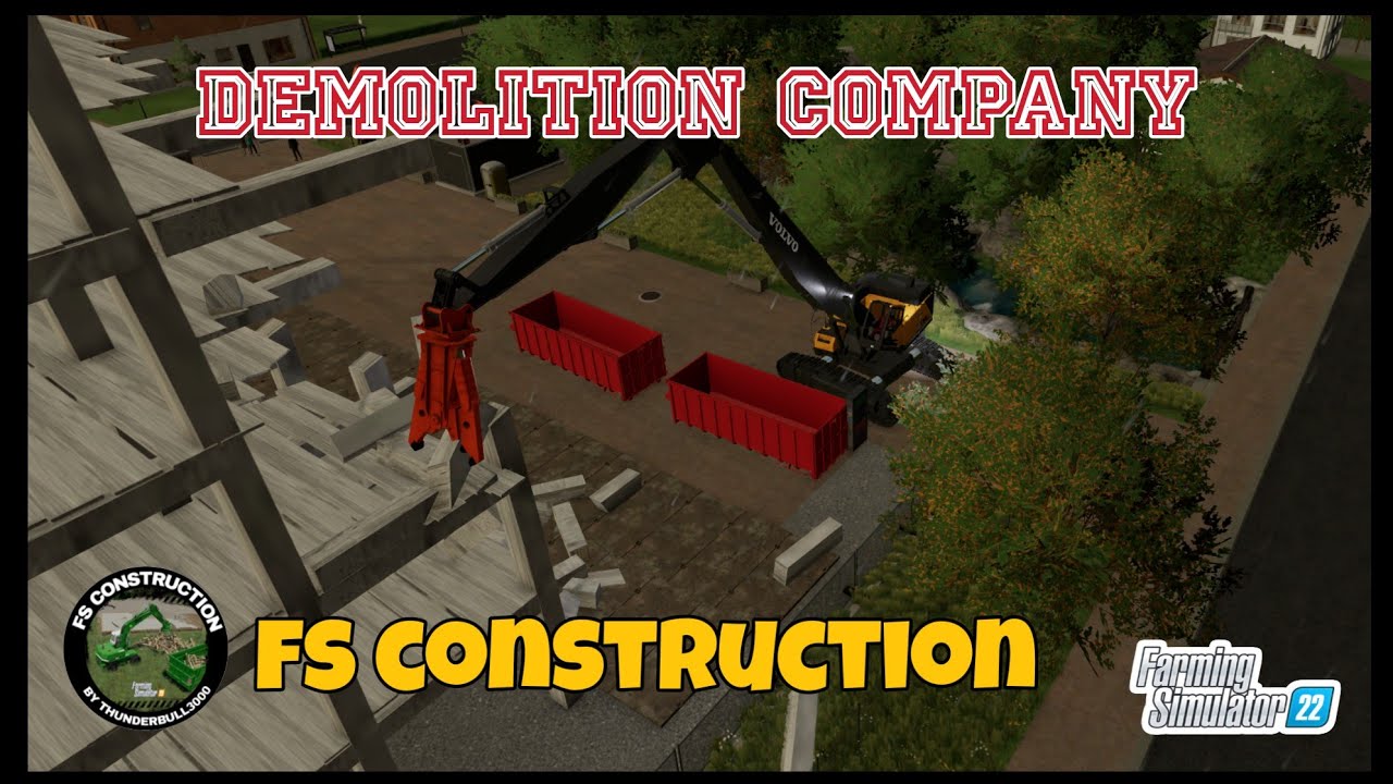 FS CONSTRUCTION Demolition Company#fs22 #timelabs #publicwork # ...