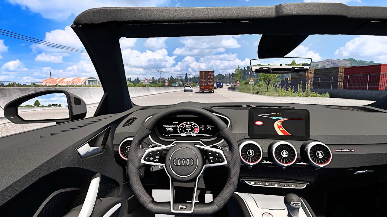 Audi TTS Roadster 2023 | Euro Truck Simulator 2 | Game Play - YouTube