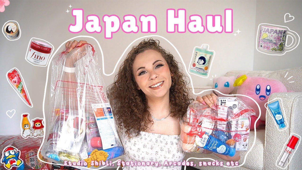 HUGE Japan Haul! ⋆｡˚ ♡ Studio Ghibli, Stationary, Blind Boxes, Don ...