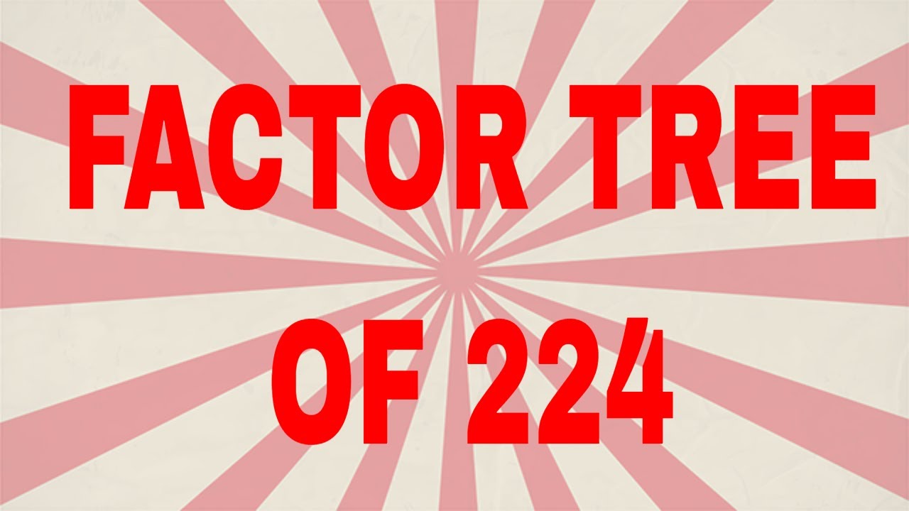 Factor Tree Of 224 Prime Factor Tree YouTube factor-tree-of-224-prime-factor-tree-youtube