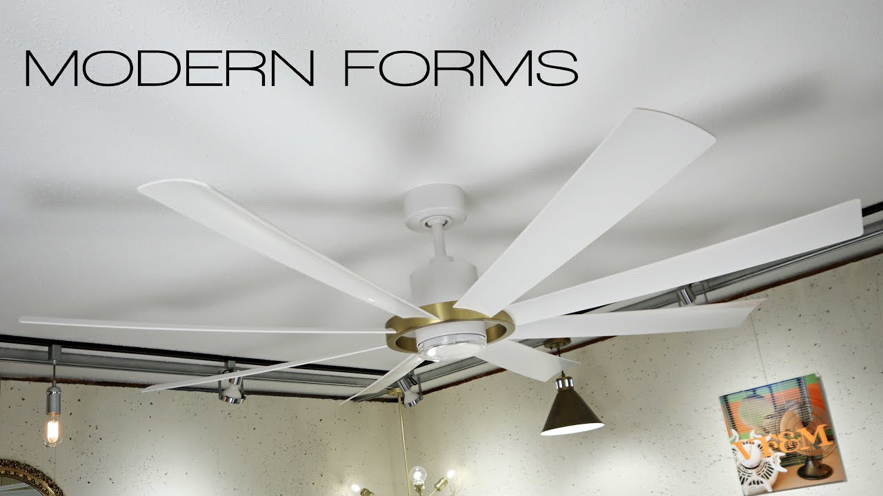 Modern Forms Aura Ceiling Fan - YouTube