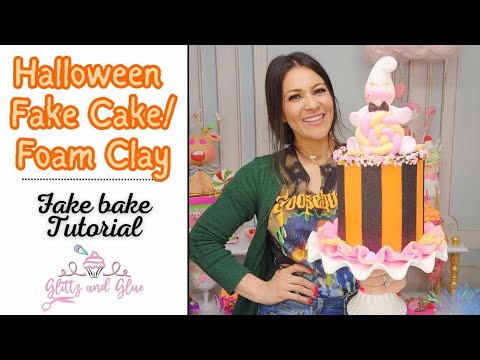 Halloween Fake Cake, Fake Bake. Fake Cake, DIY Cake - YouTube