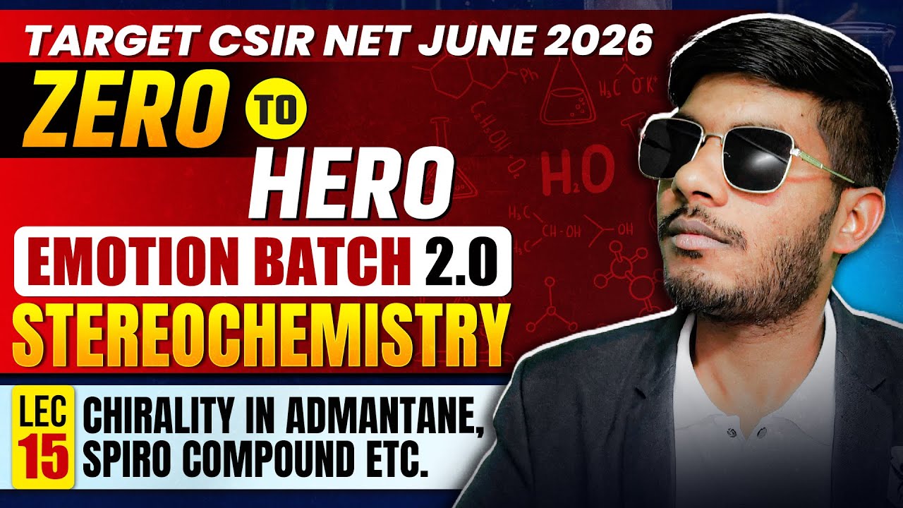 Chirality In Adamantane | Spiro Compound Etc. | Stereochemistry | CSIR ...