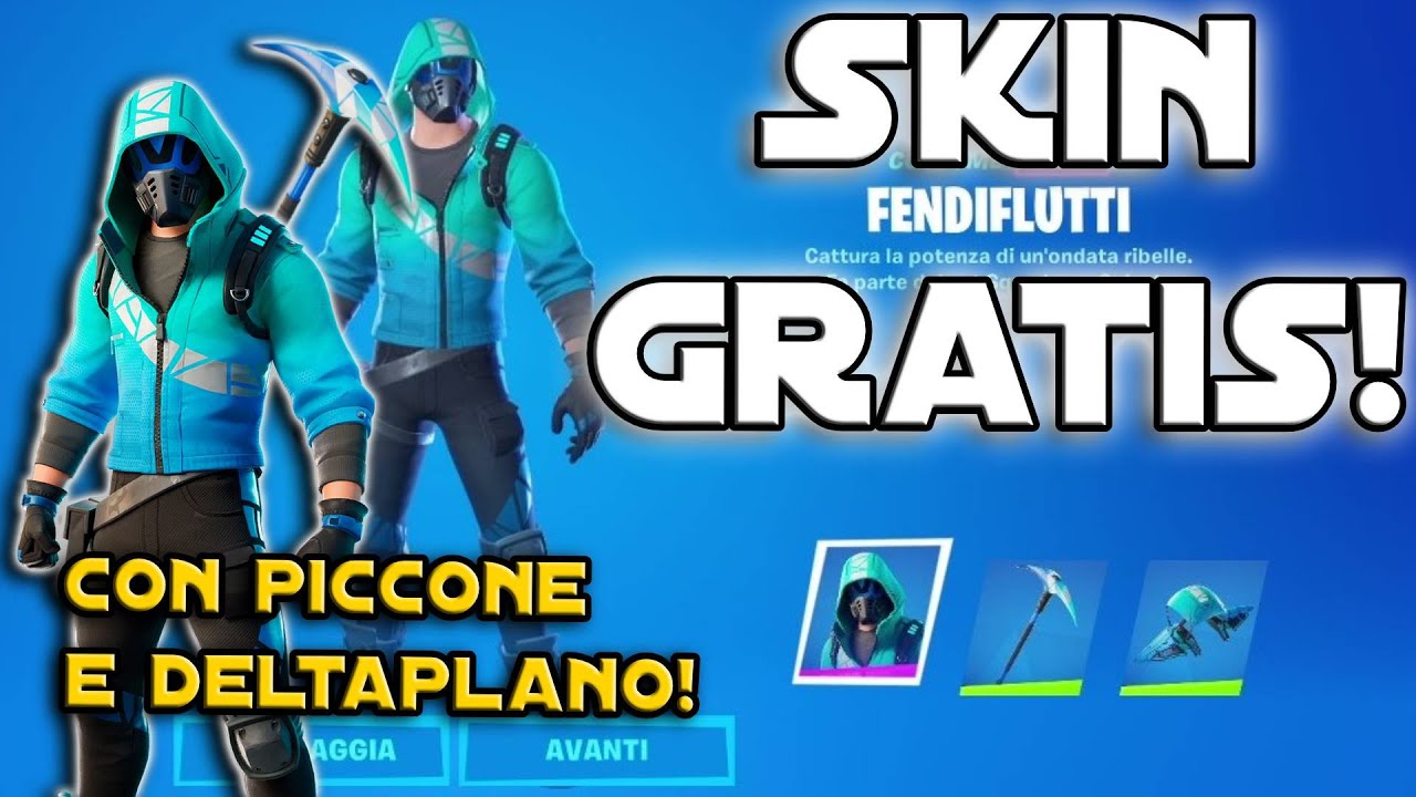 *GUIDA* COME SBLOCCARE QUESTA SKIN GRATIS! Fendiflutti + Piccone ...