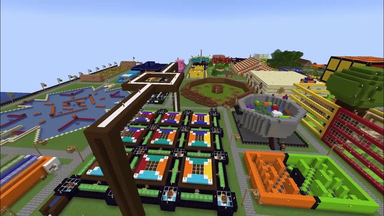 Building Stampys Lovely World #3 the funland....... - YouTube