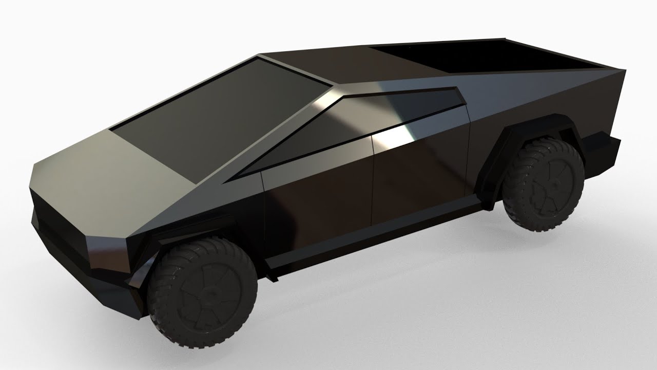 「DESIGN 182」 How to design CYBERTRUCK TESLA by Solidworks - YouTube