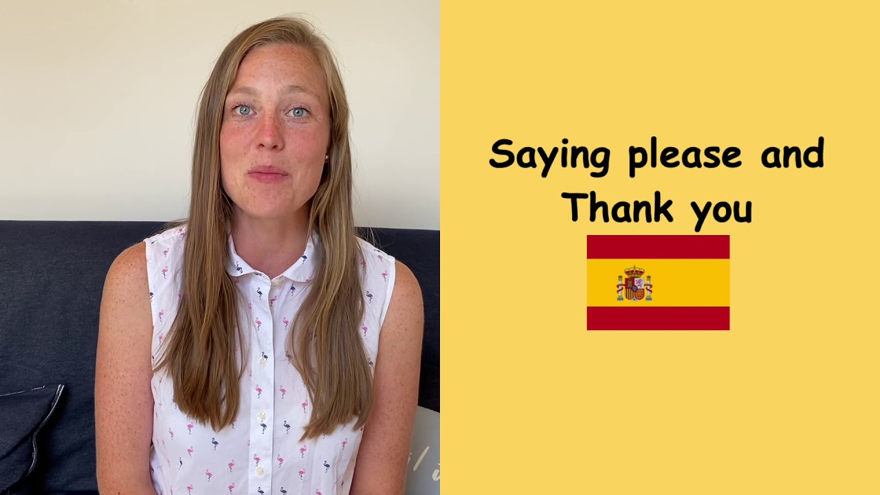SPANISH - Lesson 6: Saying please and thank you - YouTube