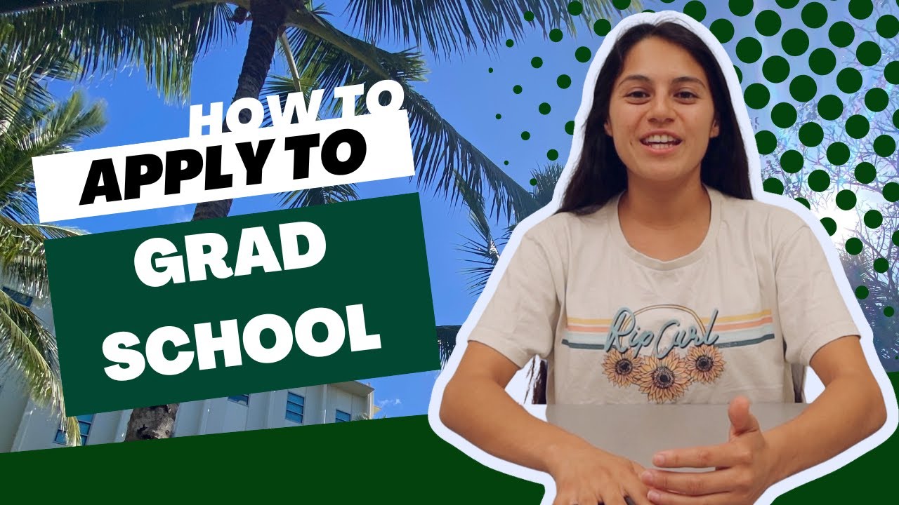 How to Apply to Graduate School (Where to Begin) - YouTube
