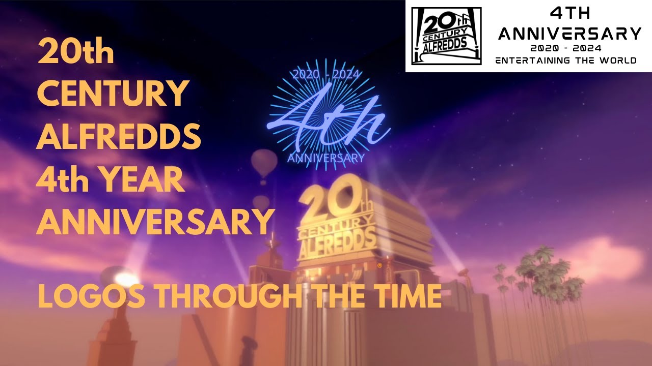 20th Century AlfredDS Celebrates 4 Years - Logos Through The Time - YouTube