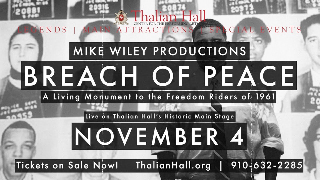 Mike Wiley's Breach of Peace - Thalian Hall - 30 Second Spot - YouTube