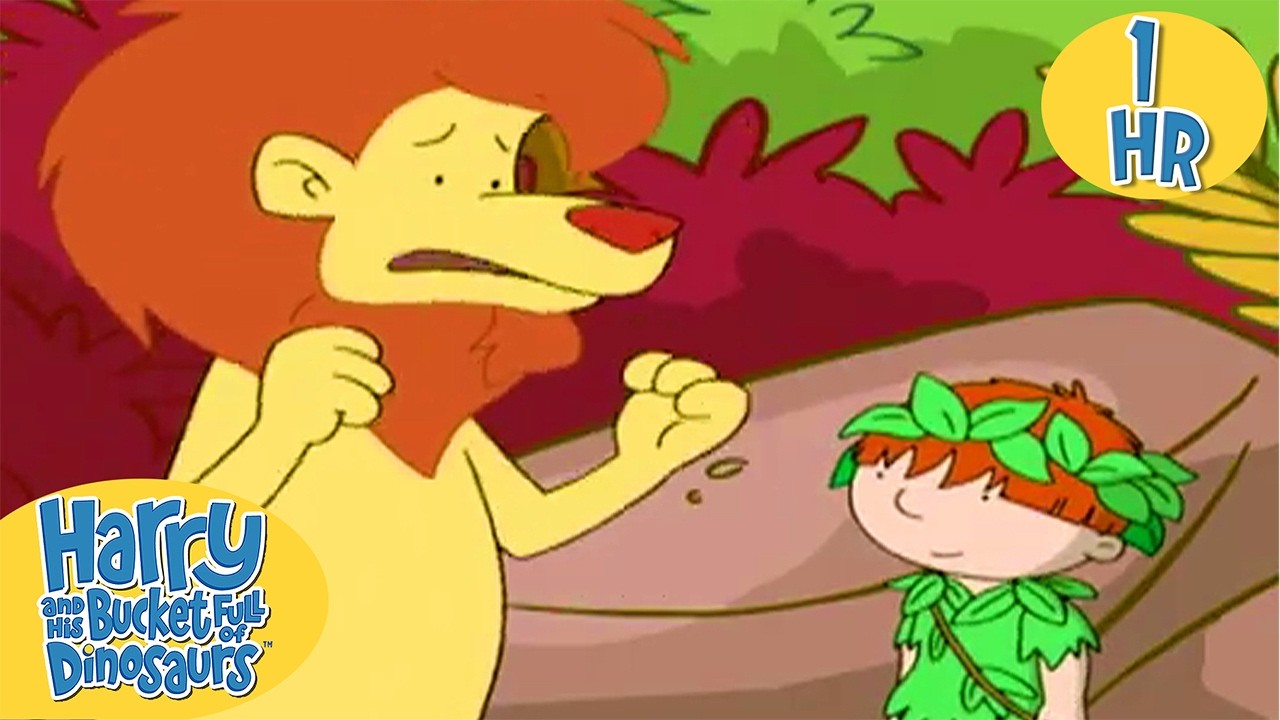Jungle Safari | Dinos in the Jungle | Cartoons for Kids | Harry and His ...