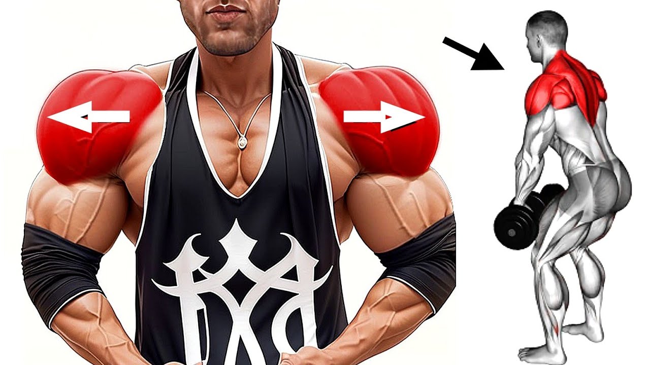 How to Build Shoulder Big Workout Only 6 Exercise - YouTube