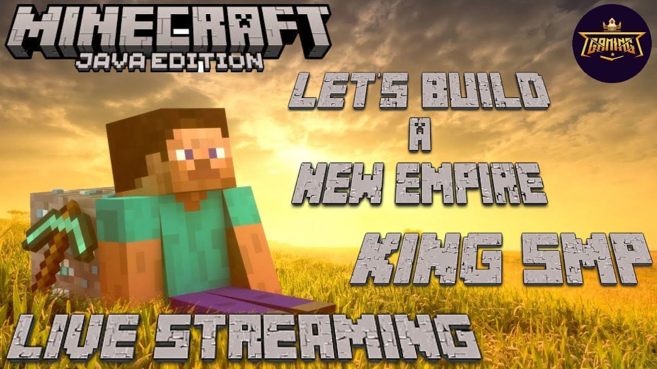 STARTING A NEW JOURNEY | LIVE STREAM | MINECRAFT | KING SMP DAY #1 ...