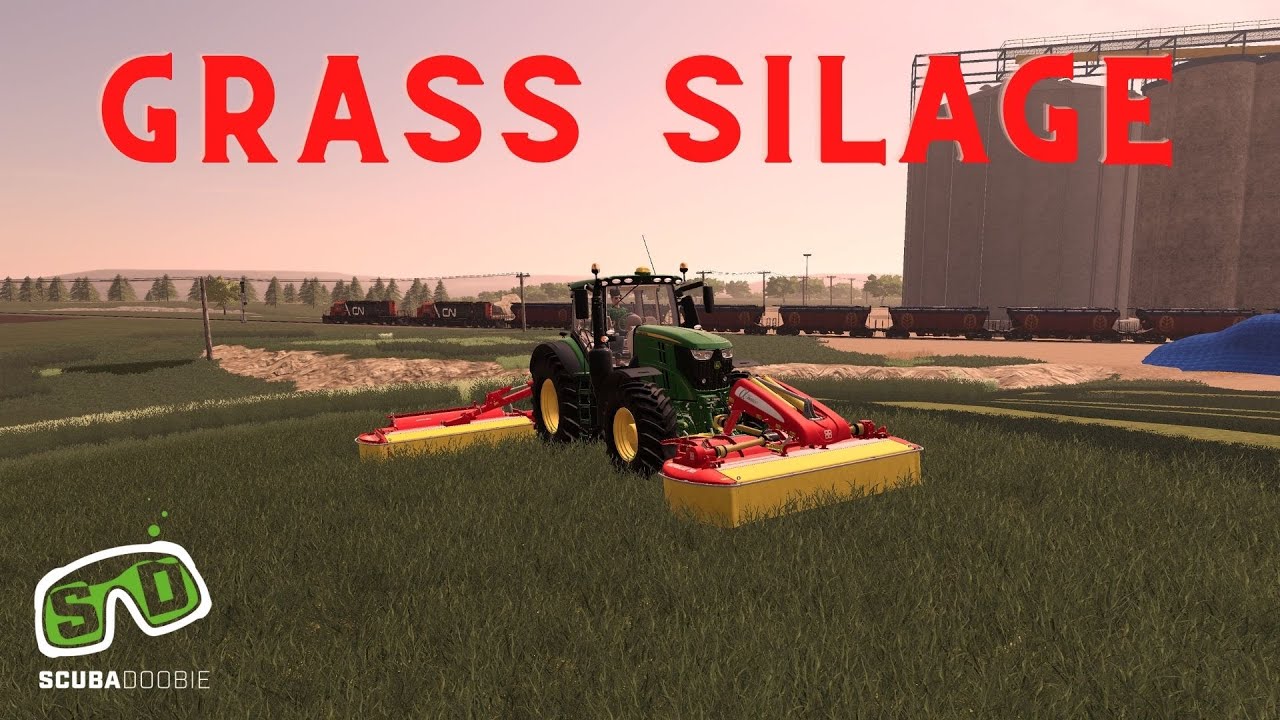 🔴GRASS SILAGE FOR TMR | FARMING SIMULATOR 19 | PEACE RIVER MAP FS19 ...