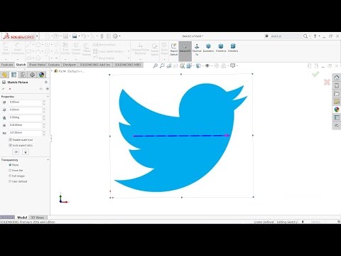 How to use Autotrace in Solidworks | Solidworks tutorial