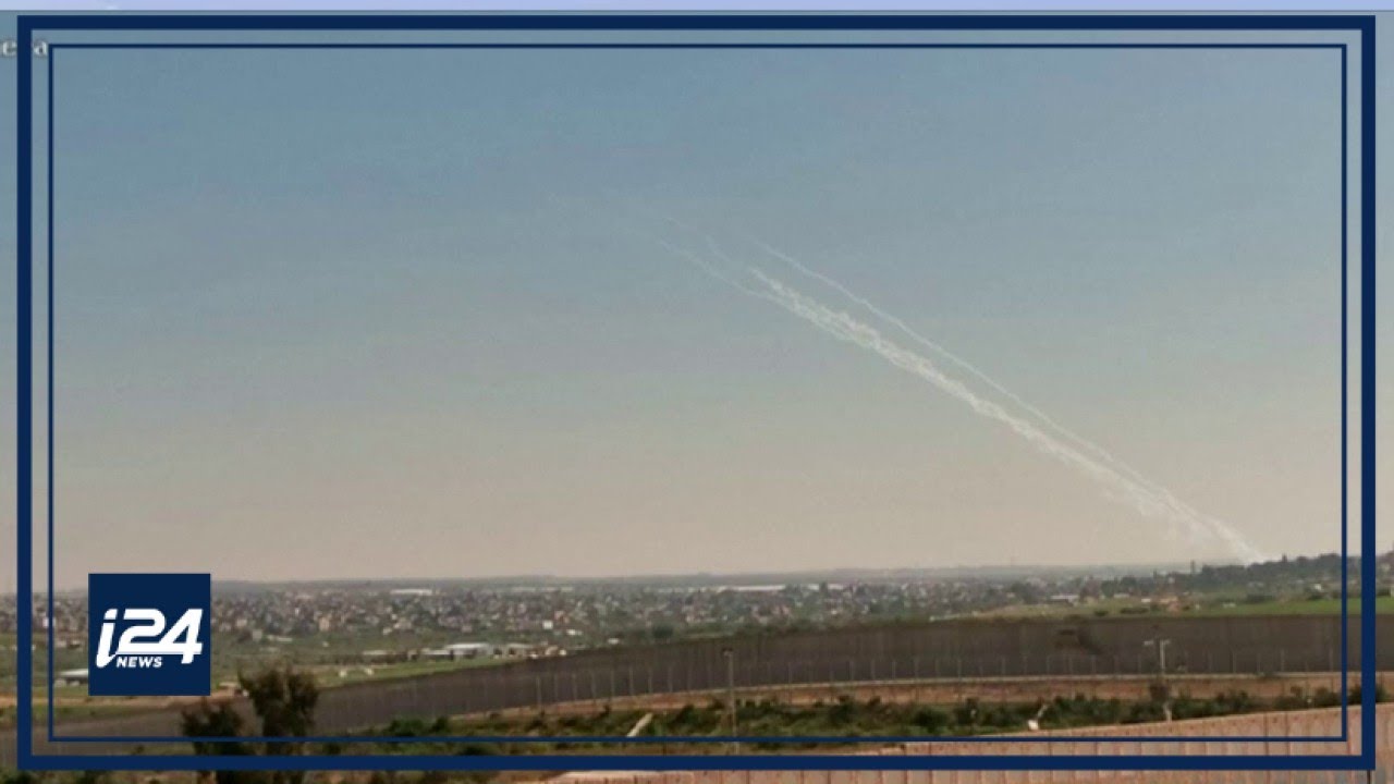 Sderot schoolteacher responds to rockets throughout the day - YouTube