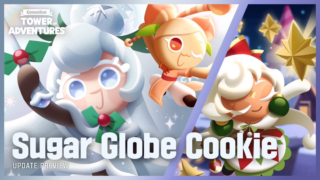 New Update! Meet Sugar Globe Cookie! (CookieRun: Tower of Adventures) - YouTube