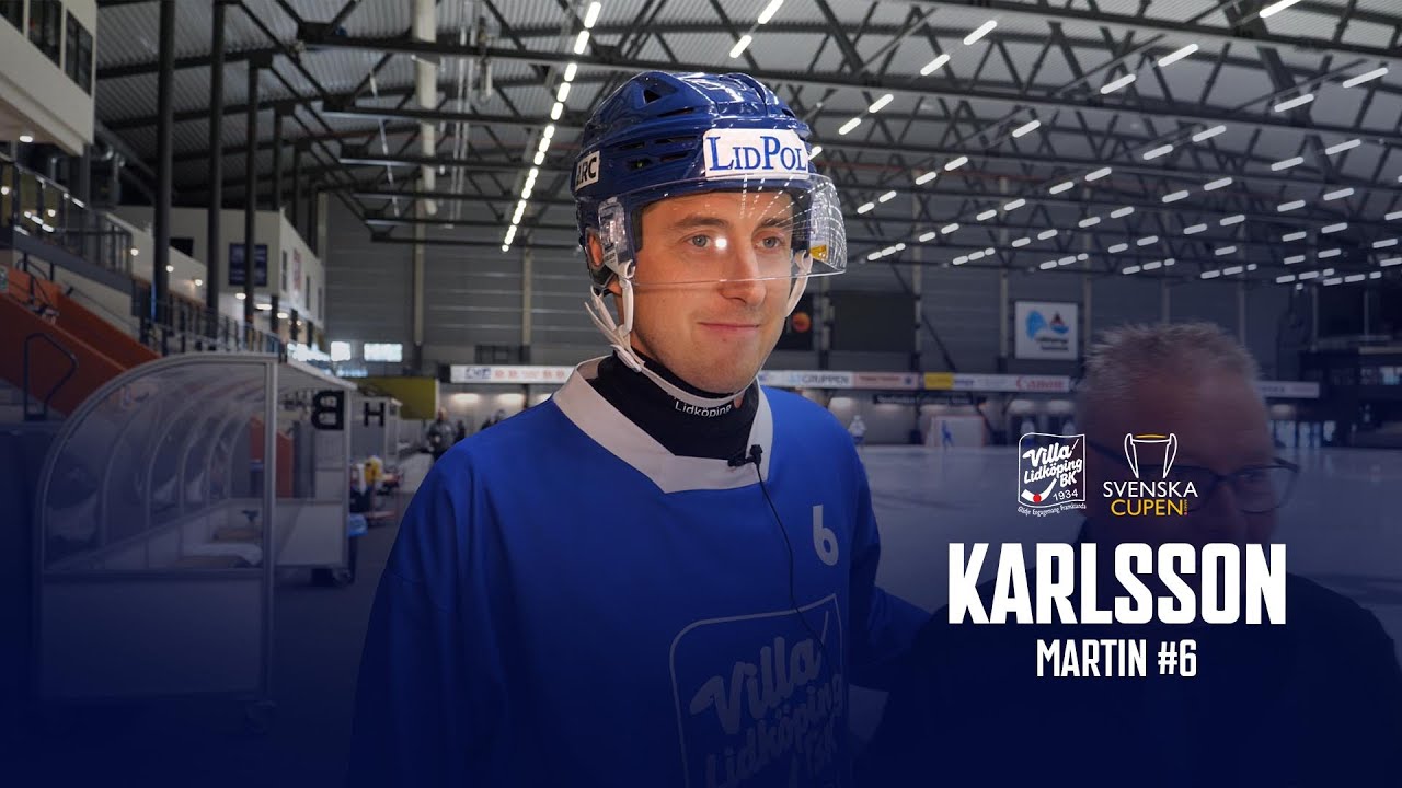MARTIN KARLSSON INFÖR FINALSPELET I SVENSKA CUPEN: - YouTube