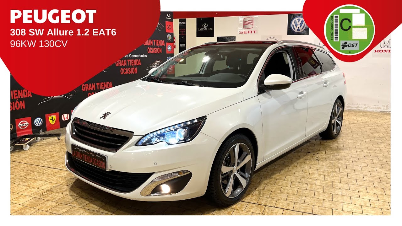 PEUGEOT 308 SW Allure 1.2 PureTech 96KW 130CV EAT6 - YouTube