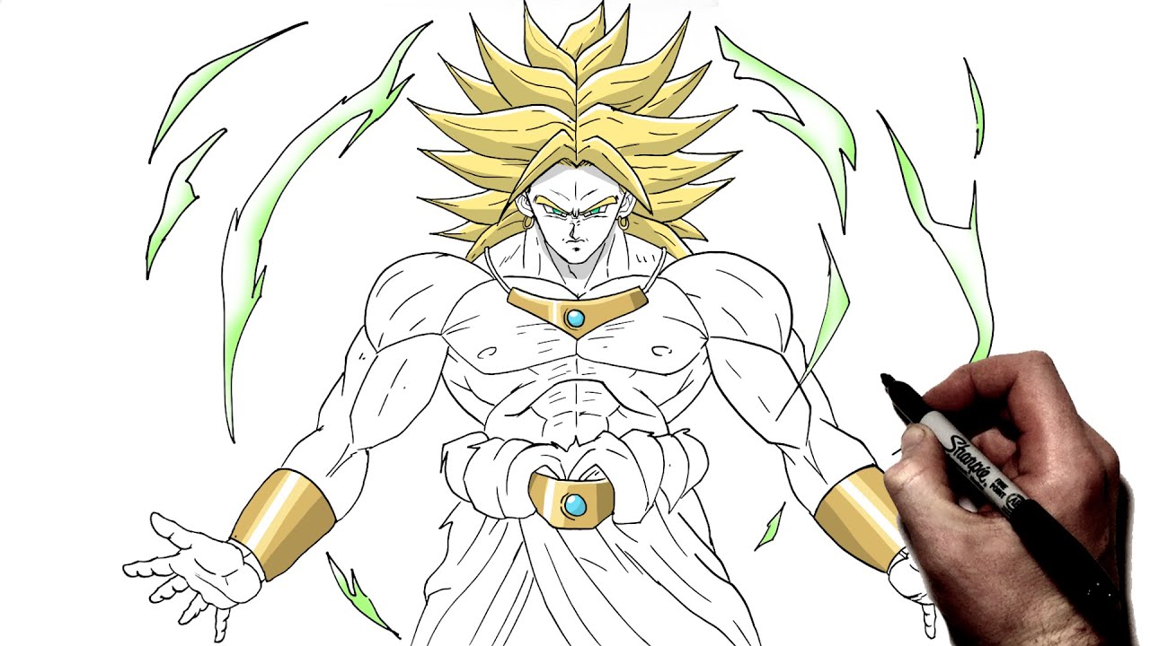 Broly Drawing