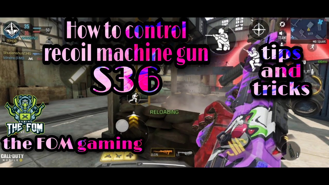 How to control recoil machine gun || S36 Callofduty || the FOM gaming ...