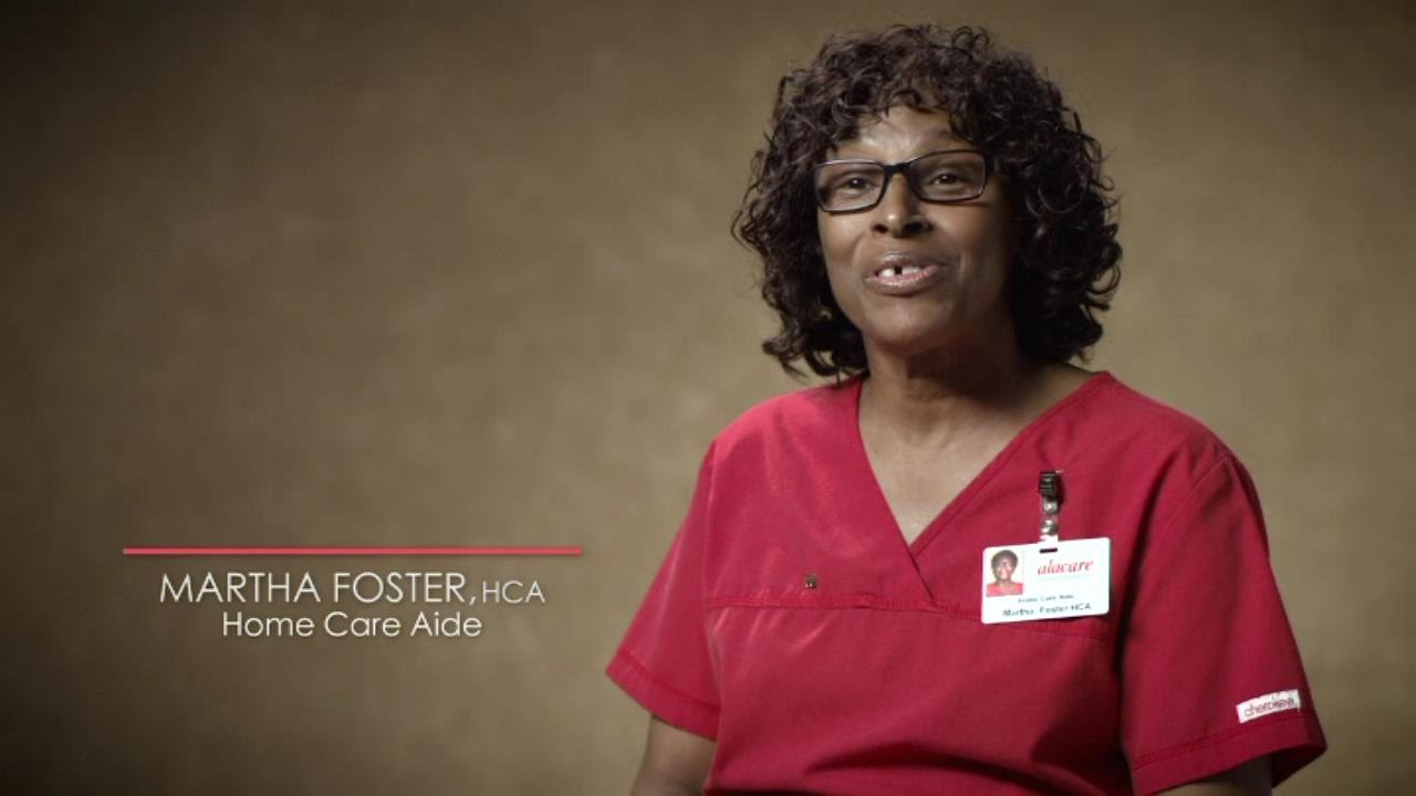 Alacare Hospice Stories...Martha Foster, making someone's life better ...