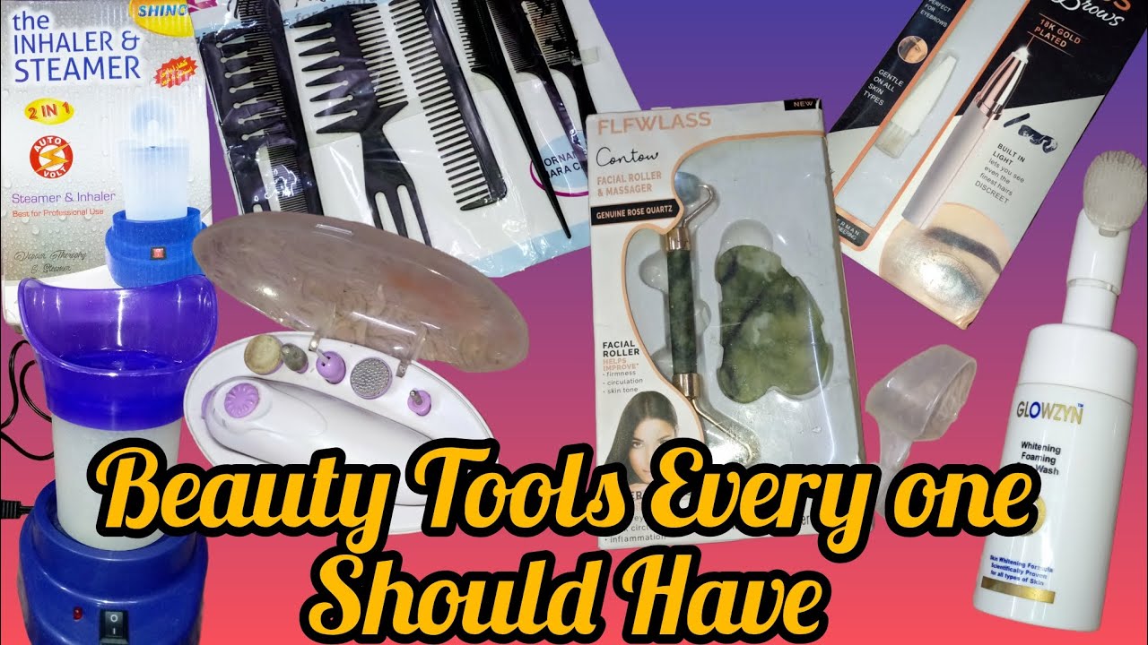 Beauty Tools That Every Girl Must Have | Skincare/Haircare Tools Every ...