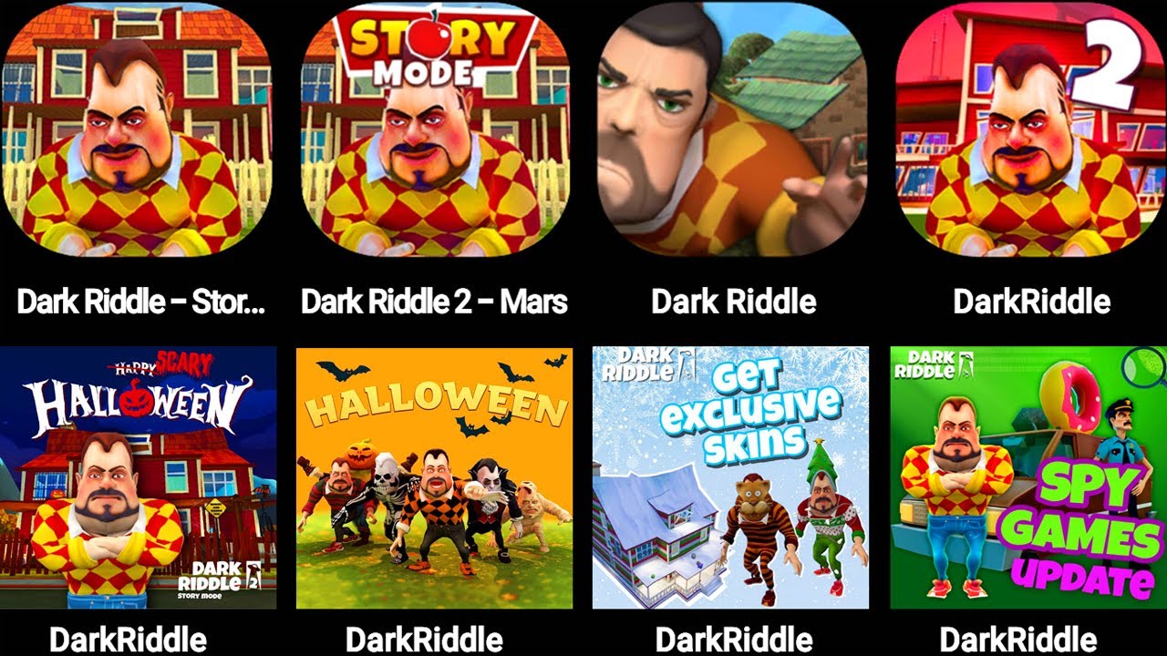 Dark Riddle HALLOWEEN,Dark Riddle-Story,Dark Riddle, Dark Riddle Clasic ...