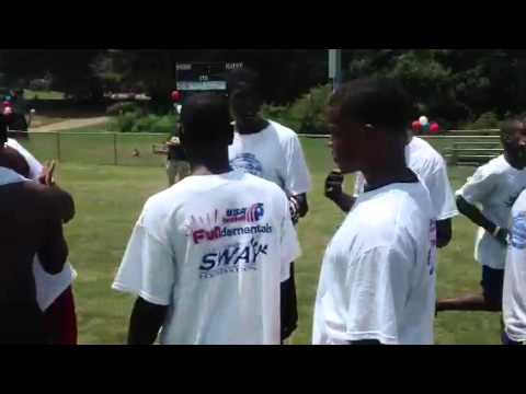 Leigh Torrence Fourth Down Fundamentals Camp - YouTube