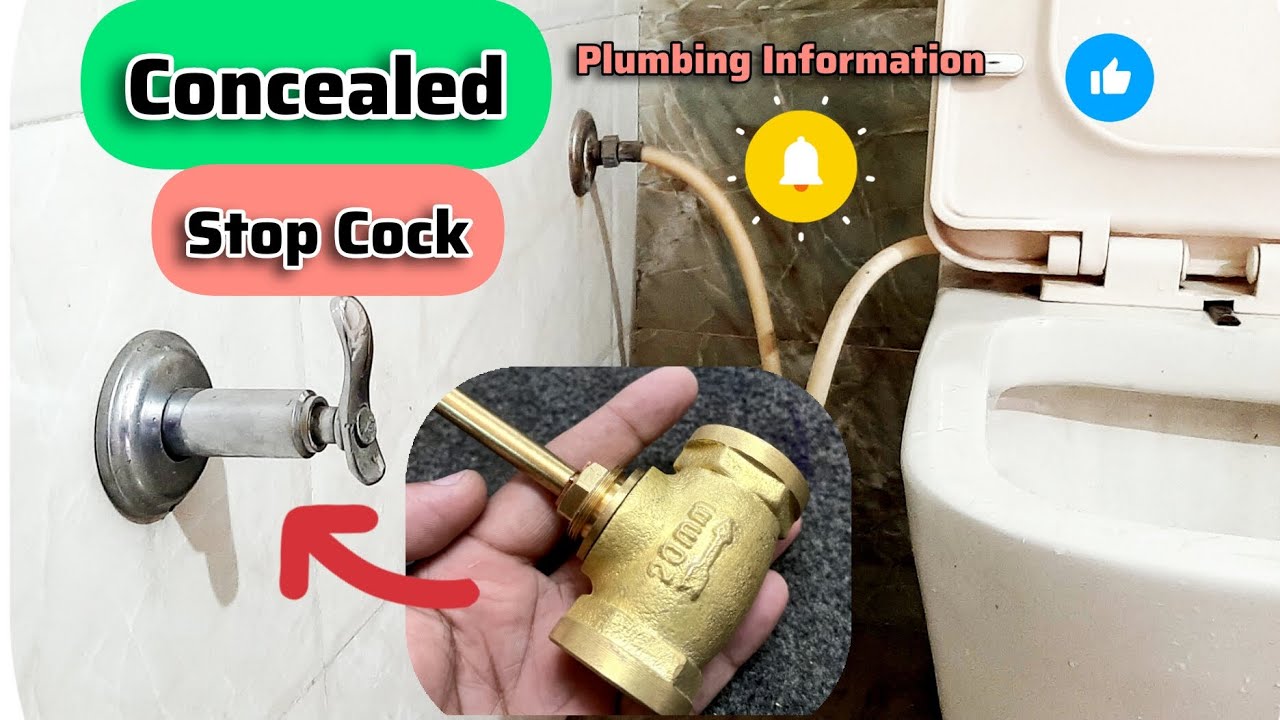 How Concealed Stop Cock Work | Bathroom Concealed Stop Cock | Concealed ...