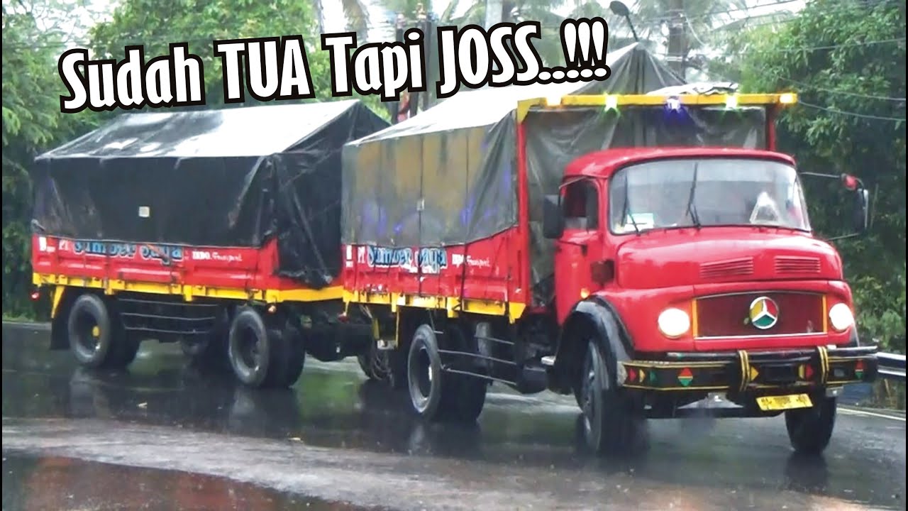 Sudah TUA Tapi JOSS..!!! Truk Gandeng Tua Mercy Bagong & Mercy 917 ...