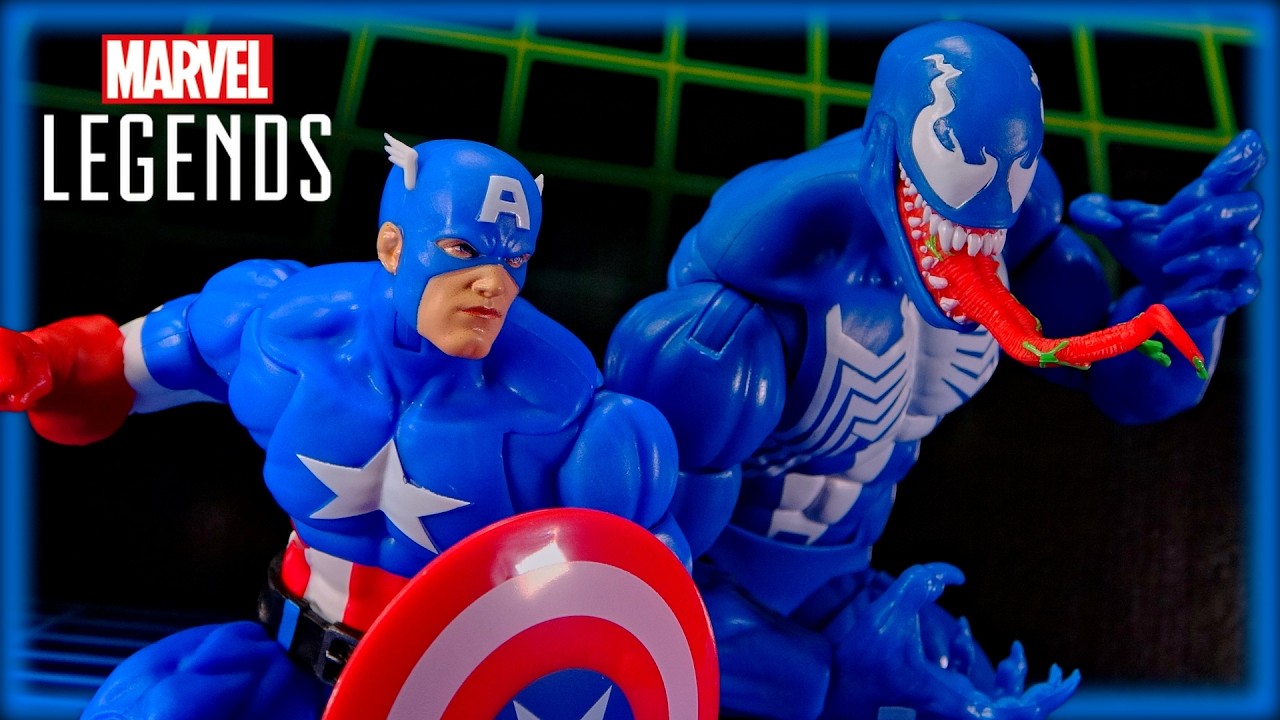 Marvel Legends Captain America vs Venom Gamerverse Capcom Superheroes ...